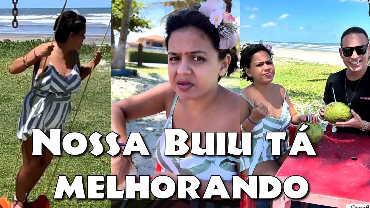 Buiu do coroado🥰saí da clínica e vai a praia pela primeira vez na vida ...