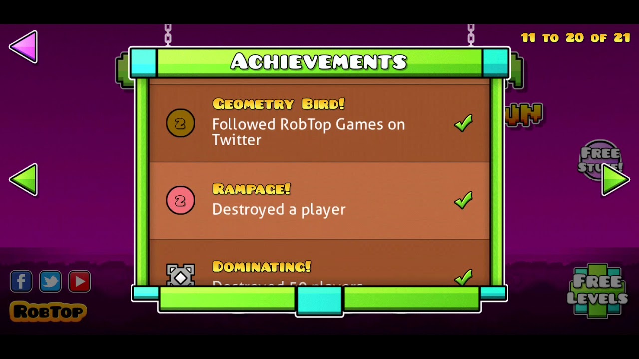 how to get the godlike achievement in geometry dash (works with all the ...