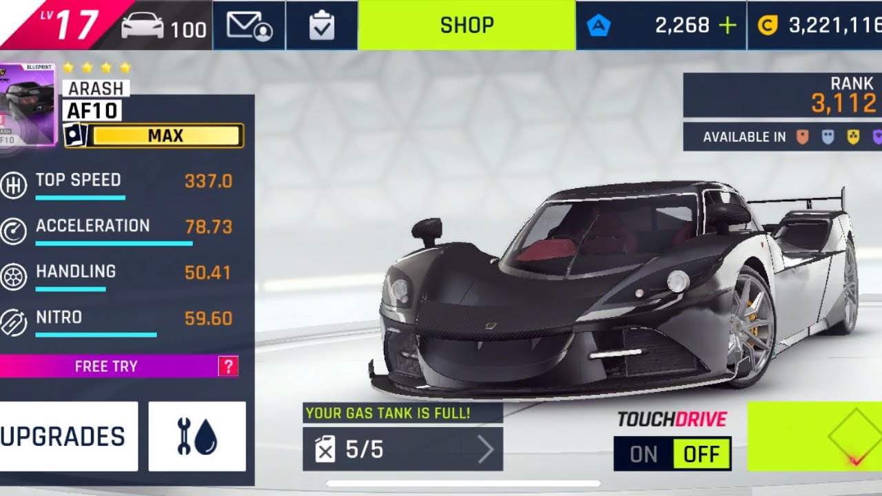 Asphalt 9, Arash AF10 First Look and Multiplayer Test - YouTube