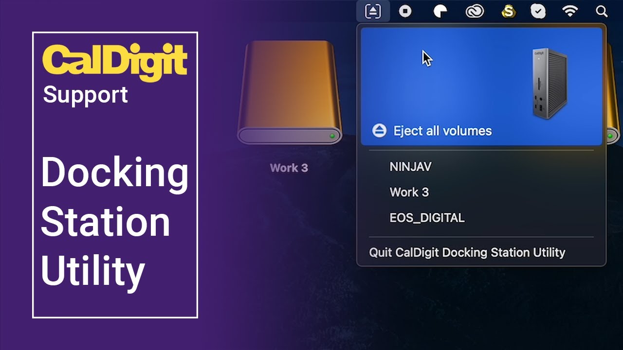 Quickly Eject External Drives with the CalDigit Docking Station Utility ...