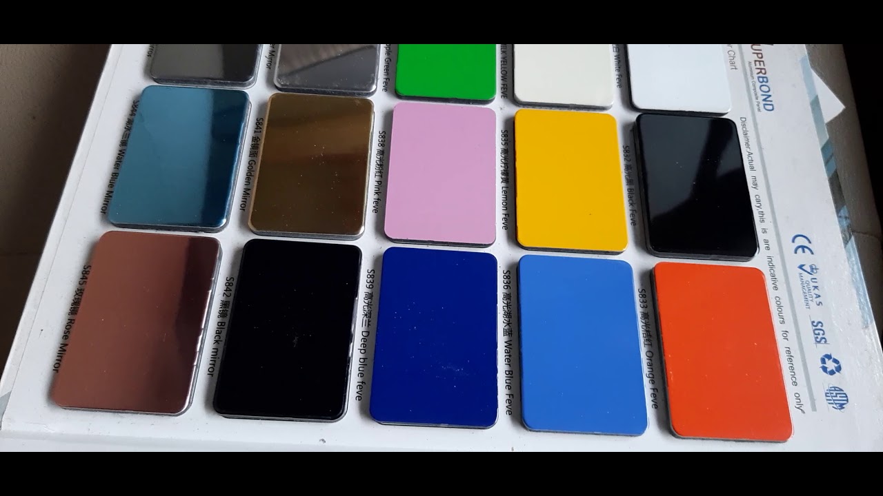 Salah satu contoh warna ACP - YouTube