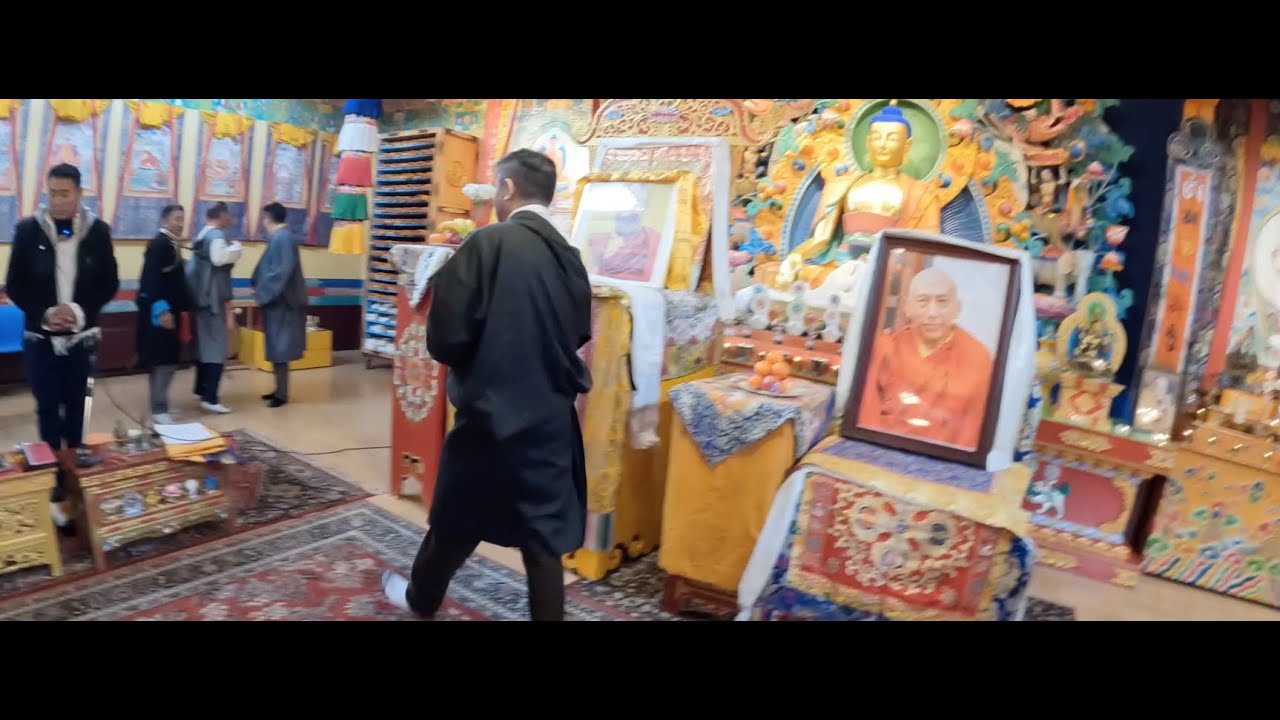 Birthday of prof Samdong Rinpoche prayer celebration in Nalanda Gonpa ...