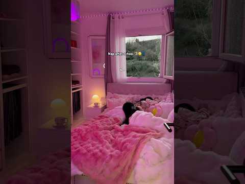 Accidentally napping too long after school with my sister 🎀💤💤 ​⁠@Amani_mee
