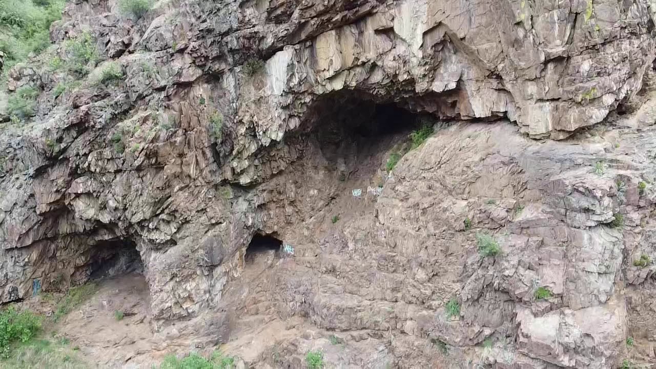 Weird caves over bear creek canyon CO - YouTube