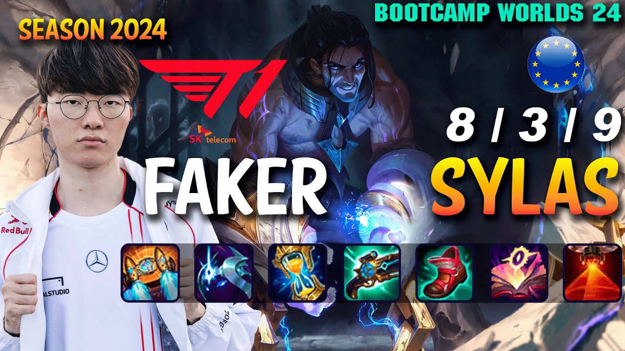 T1 Faker SYLAS vs VLADIMIR Mid - Patch 14.21 EUW Ranked WORLDS 2024 ...