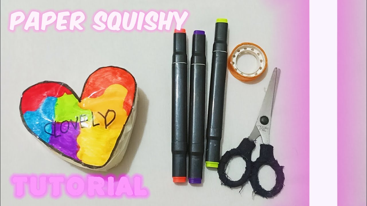 [ paper diy ] Paper Squishy Tutorial | squishy | tutorial | blind bag ...