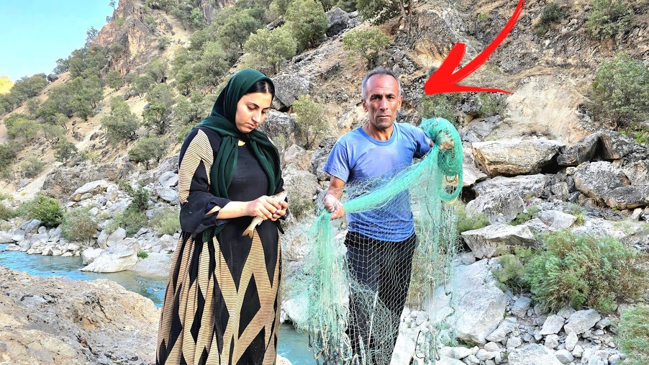 Masoume fishing: trying to survive(2024)#vlog chavil#perk - YouTube