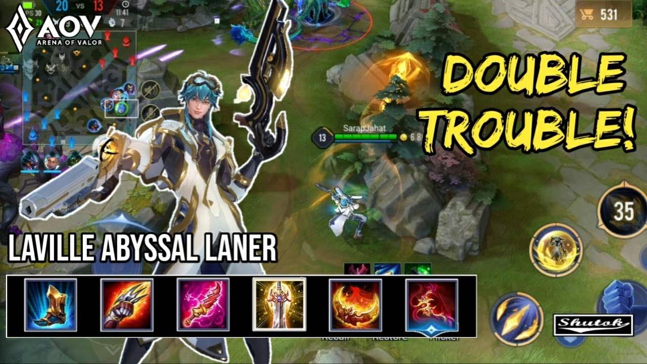 Laville Abyssal Laner, double trouble - Ranked AOV - Arena Of Valor ...