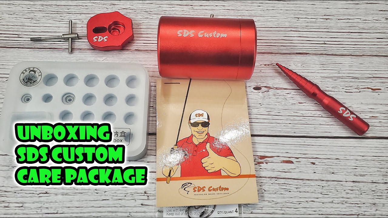 Unboxing SDS Custom Care Package - Spool Case, bearings and more - YouTube