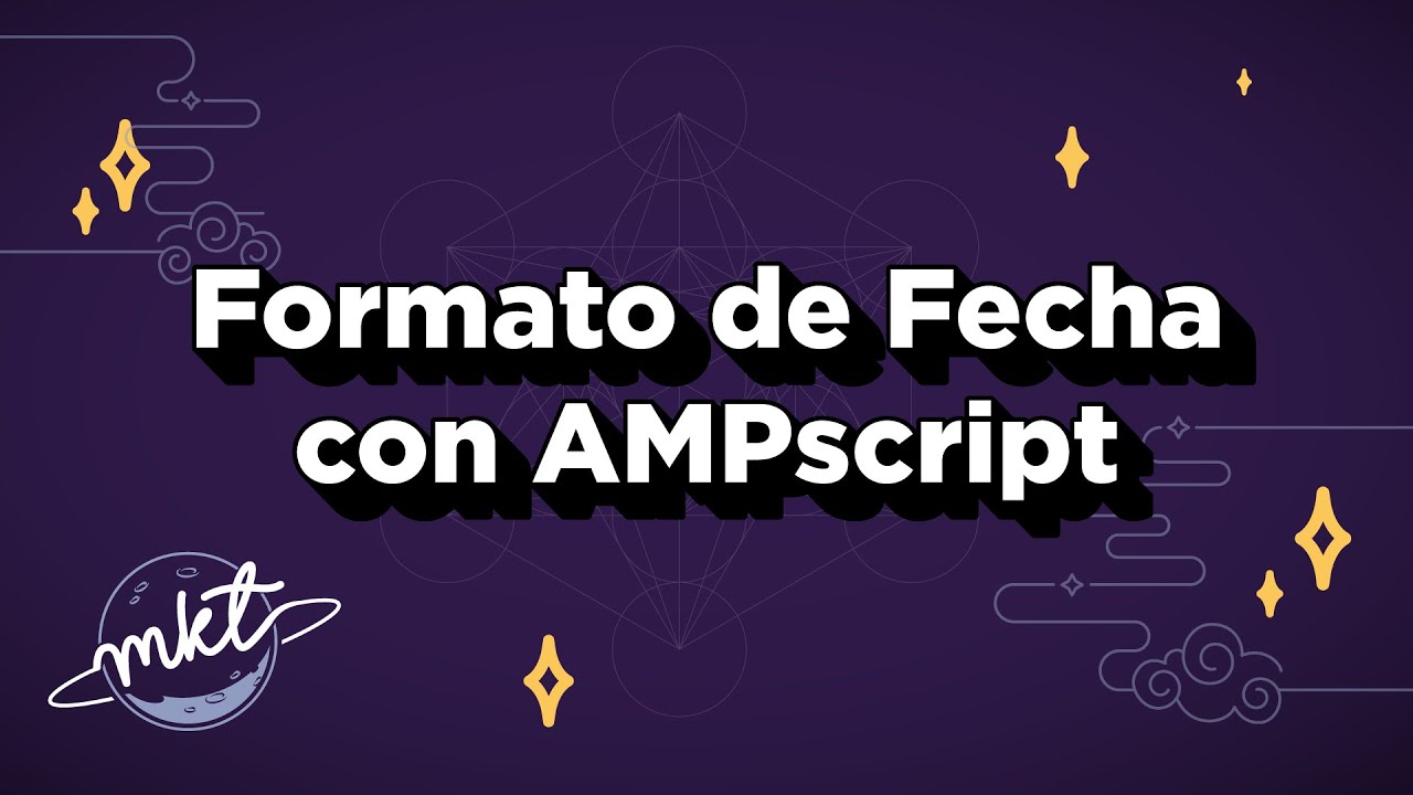 Formato de Fechas en Español con AMPScript en Marketing Cloud - YouTube