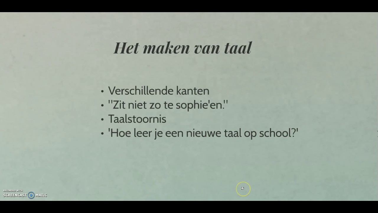 Presentatie Nederlands project - YouTube