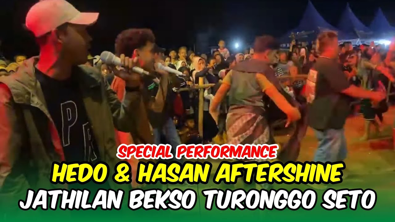 Hedo & Hasan @AFTERSHINE Tampil Di Jathilan Bekso Turonggo Seto | HUT ...
