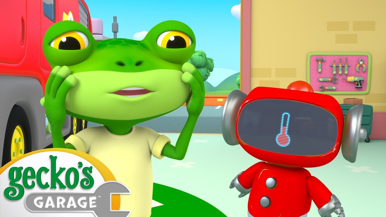 Gecko's Wacky Waterslide Fix! | Animals for Kids | Funny Cartoons ...
