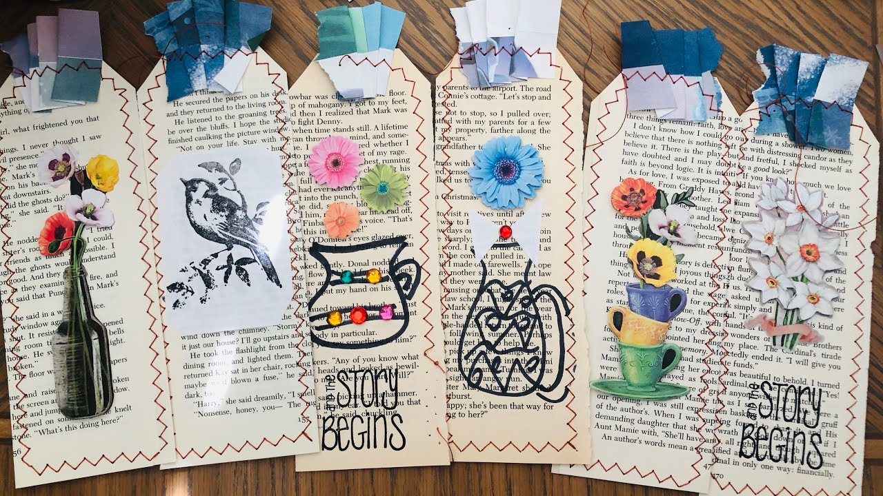 Making Tags using scraps - YouTube