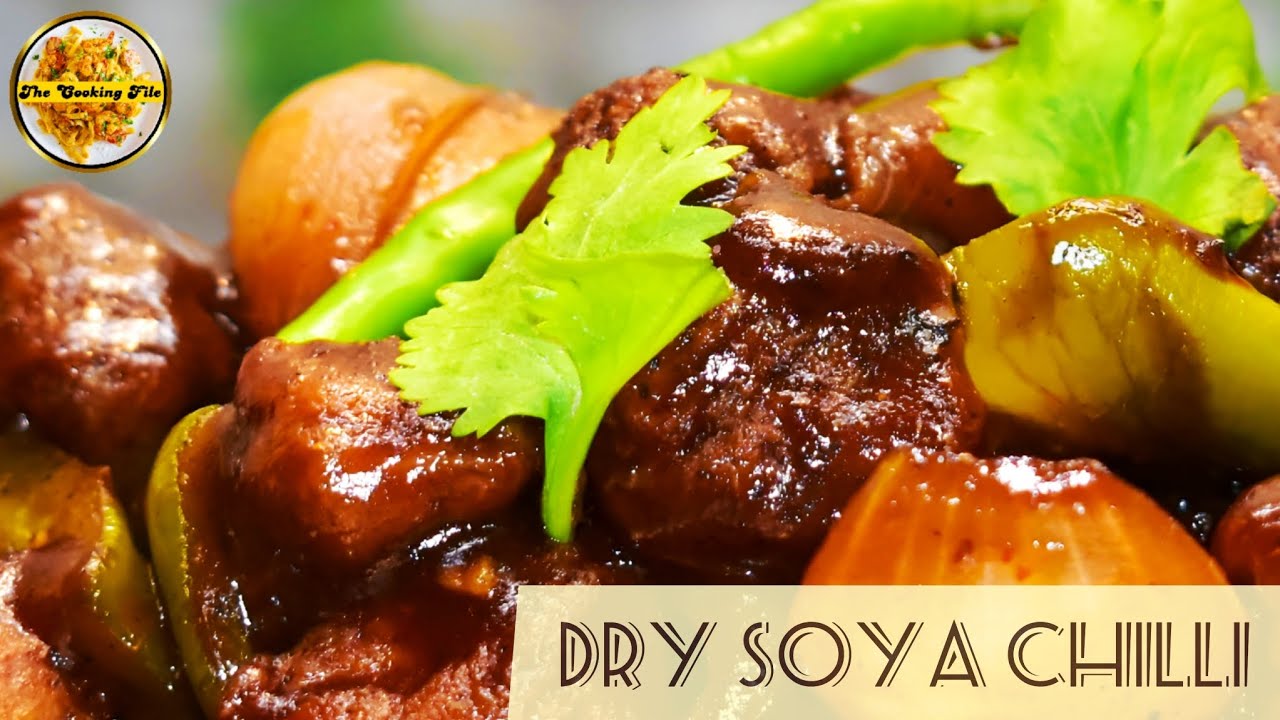 How to make Soya Chilli Recipe | Soyabean Chilly | सोयाबीन चिल्‍ली ...