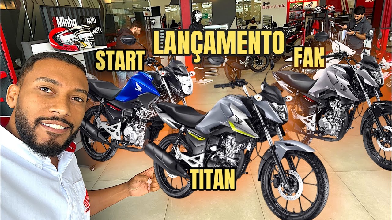 A HONDA LANÇOU A NOVA LINHA CG160 2026 START FAN E TITAN 2026 - YouTube