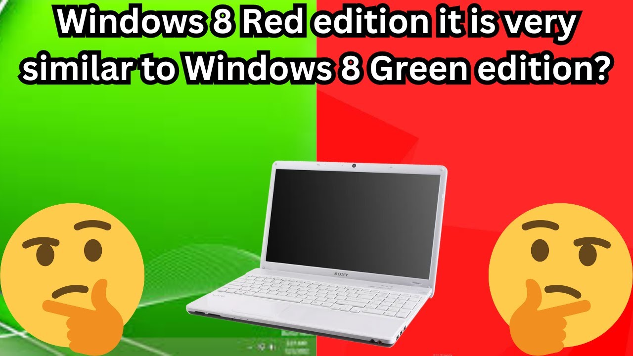 Windows 8 Red edition it is very similar to Windows 8 Green edition - YouTube