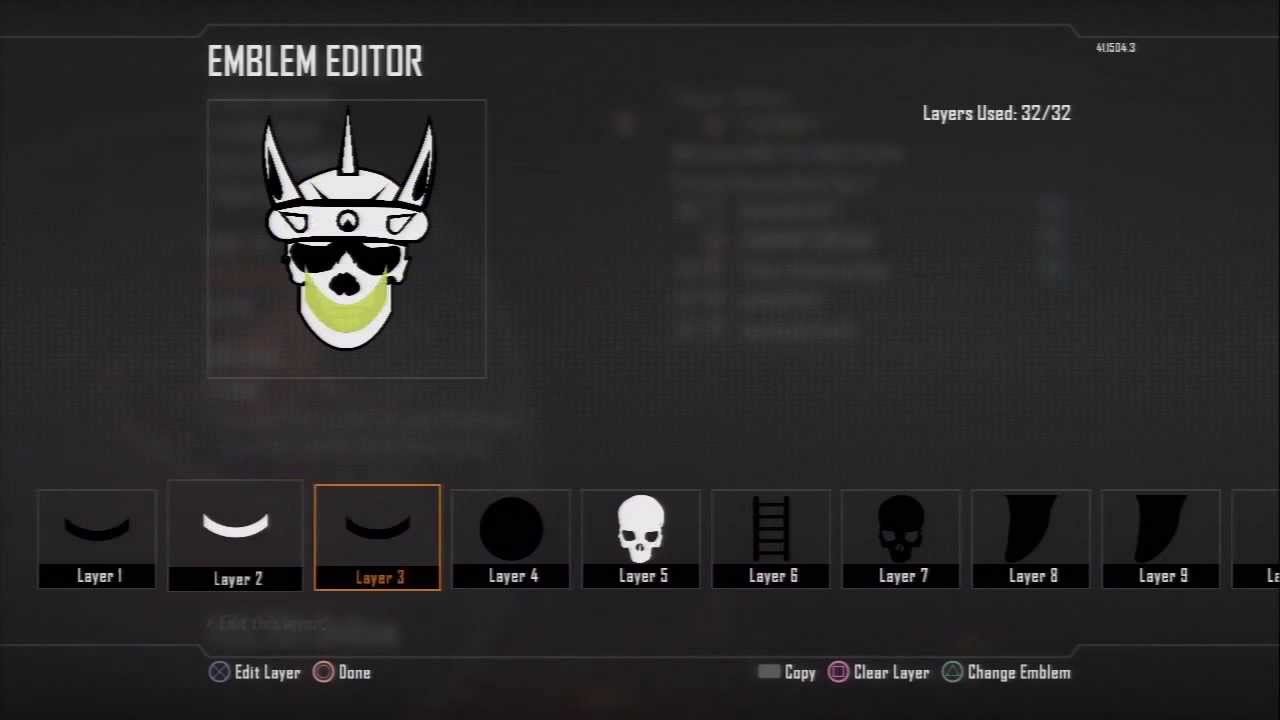 Black Ops 2 Emblem Tutorial: Battleaxe Warriors (BAXWAR) - YouTube