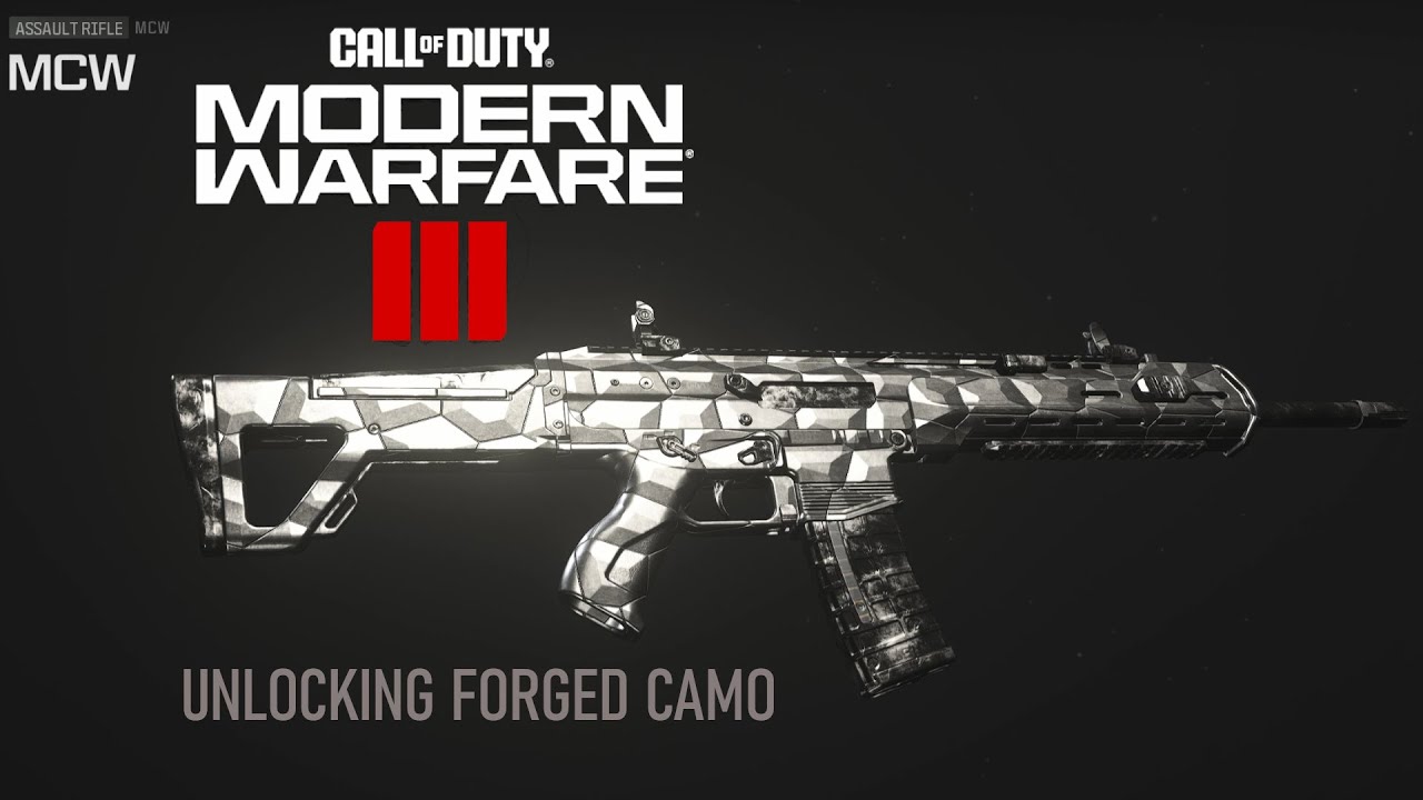 CALL OF DUTY - MODERN WARFARE 3 - UNLOCKING FORGED (PLATINUM) CAMO ...