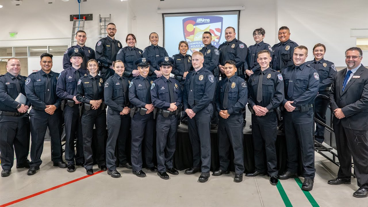 Aims Police Academy Graduation - Fall 2022 - YouTube