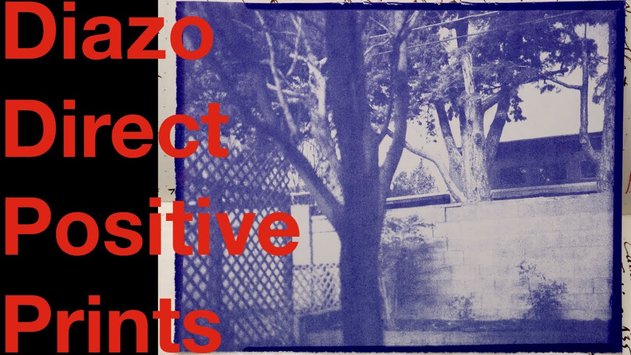 Diazo Paper Direct Positive Prints - YouTube