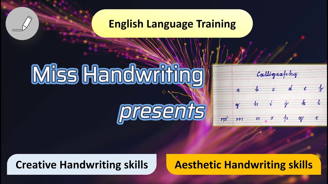 English alphabets with unique handwriting skills | English calligraphy ...