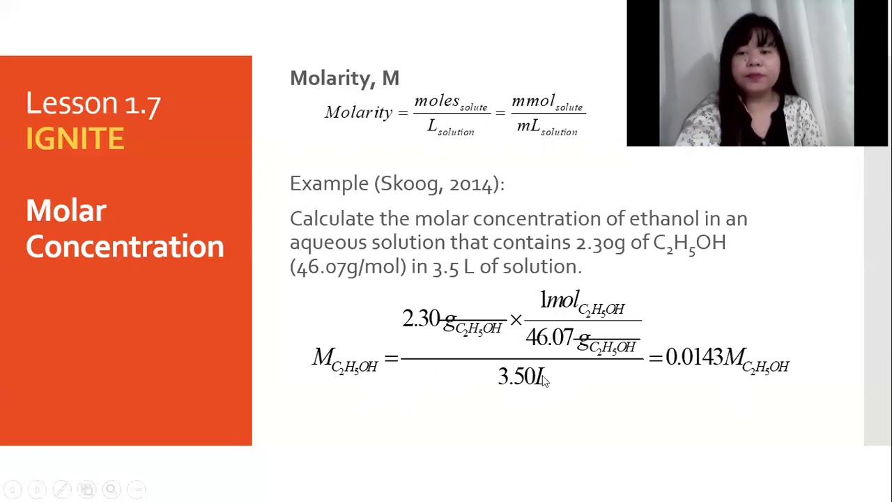 Calculations in Analytical Chemistry - SI units, mole, millimole ...