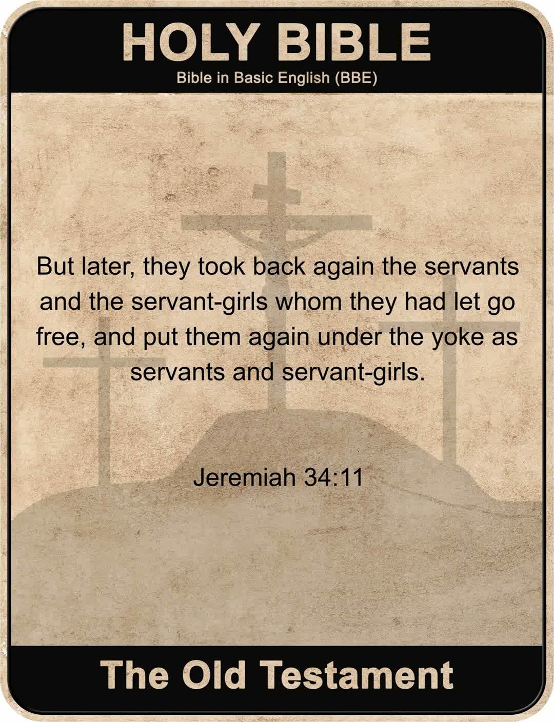 Jeremiah Chapter 34 Verse 11 Holy Bible Old Testament shorts Jeremiah Chapter 34 Verse 11 Holy Bible Old Testament shorts