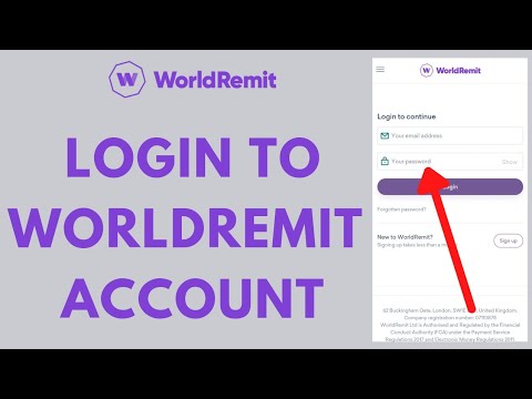 How to Login WorldRemit Account | WorldRemit Account Sign In 2021 - YouTube