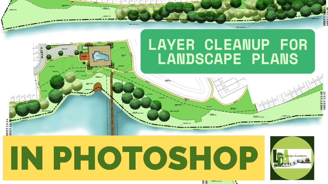 Layer Cleanup for Landscape Plans in Photoshop | Landscape Design ...
