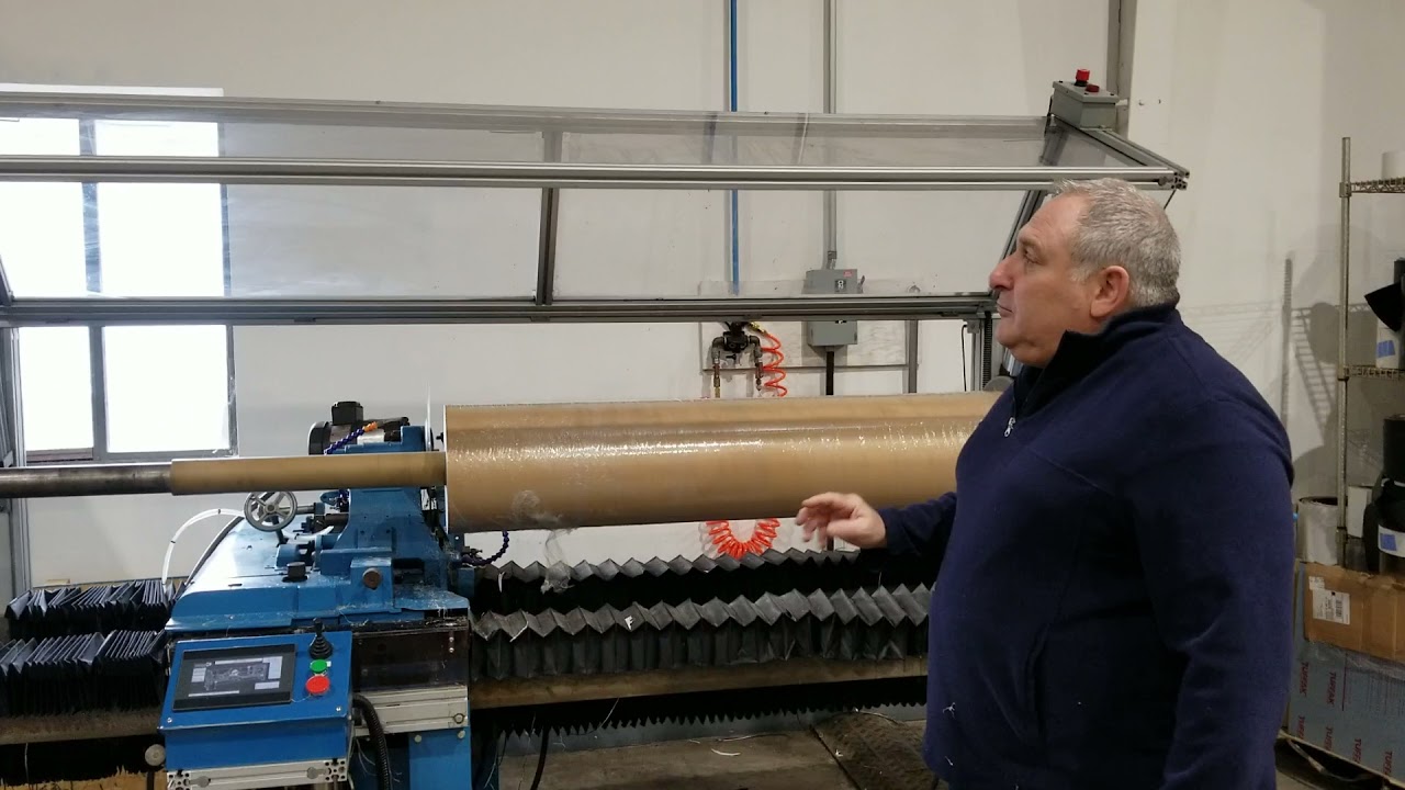 Lever 500 Restored Single Blade Slitter - YouTube