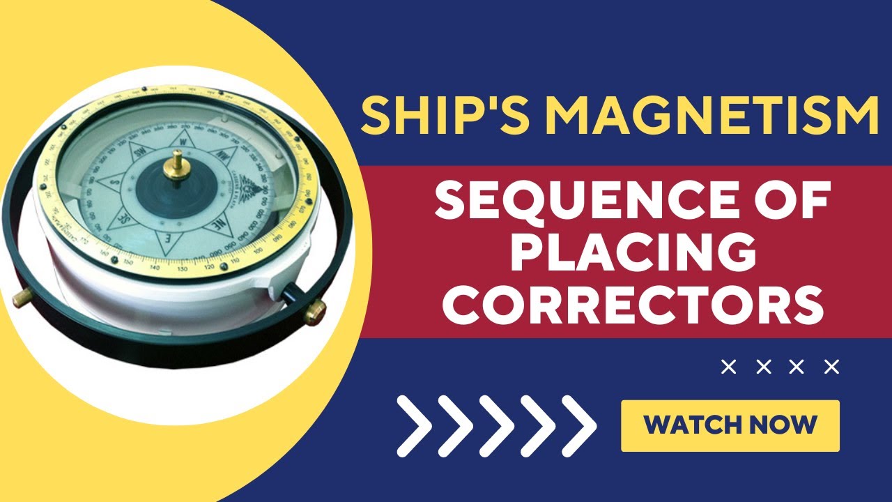 Order Of Placing Correctors | Magnetic Compass | Merchant Navy # ...