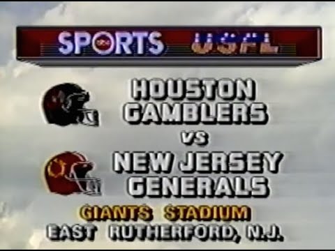 1985 USFL Week 7 - Gamblers vs. Generals - YouTube