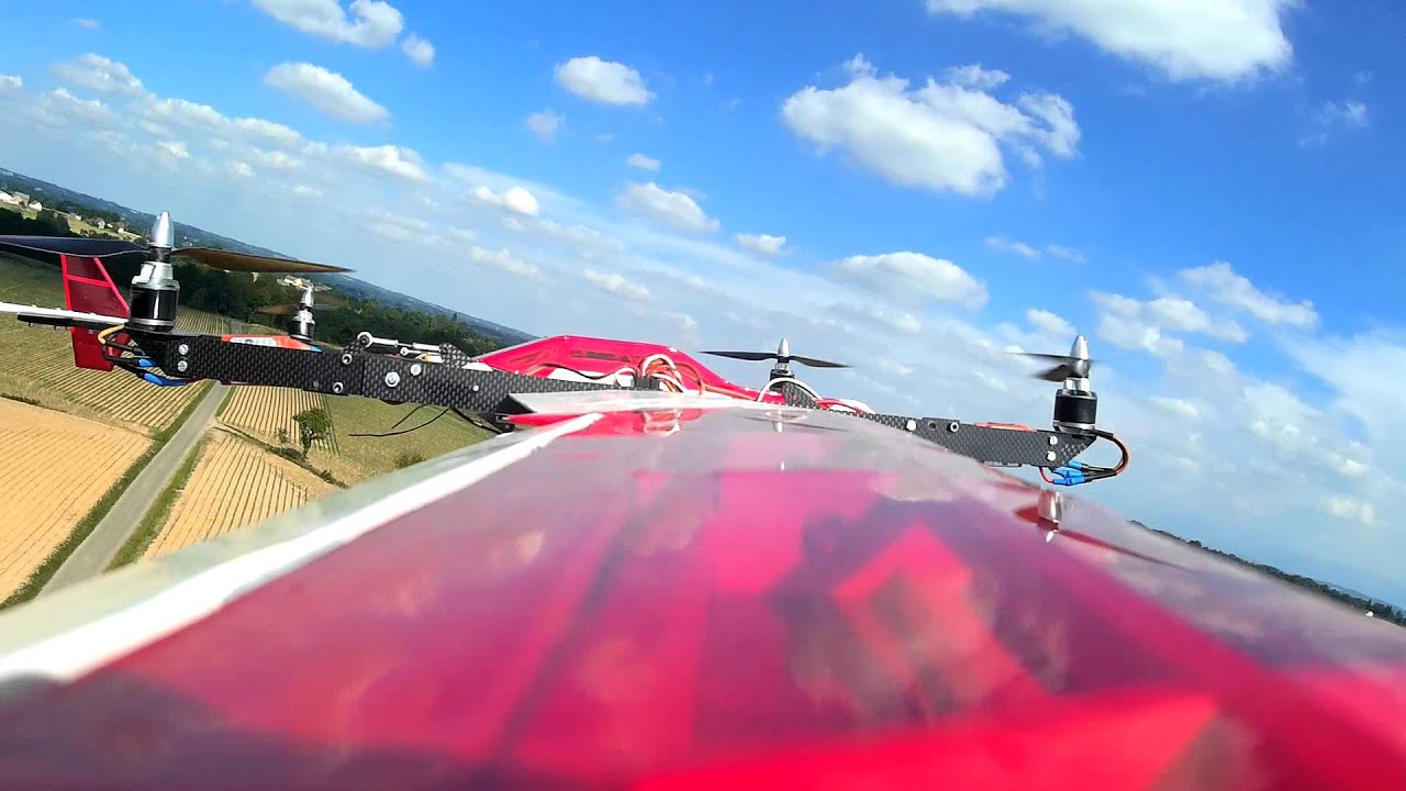 Tilt Rotor Quadcopter - First Test - YouTube