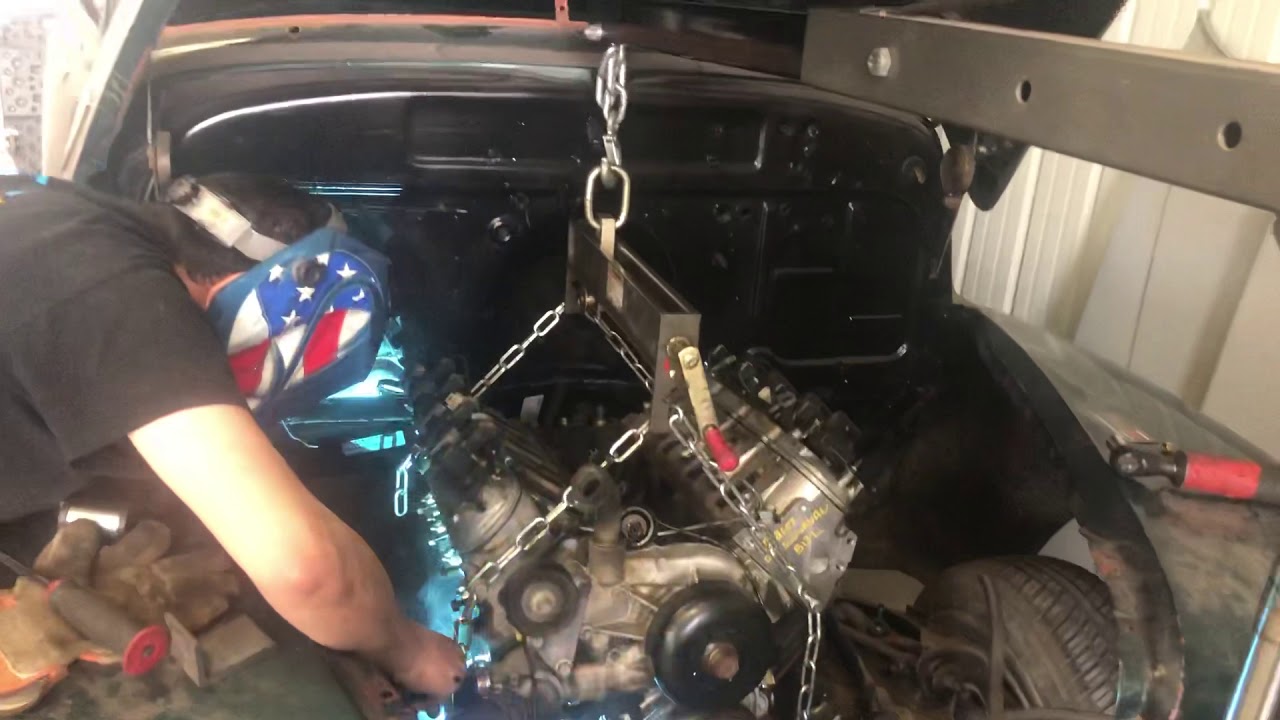 52 Chevy truck LS Swap - YouTube