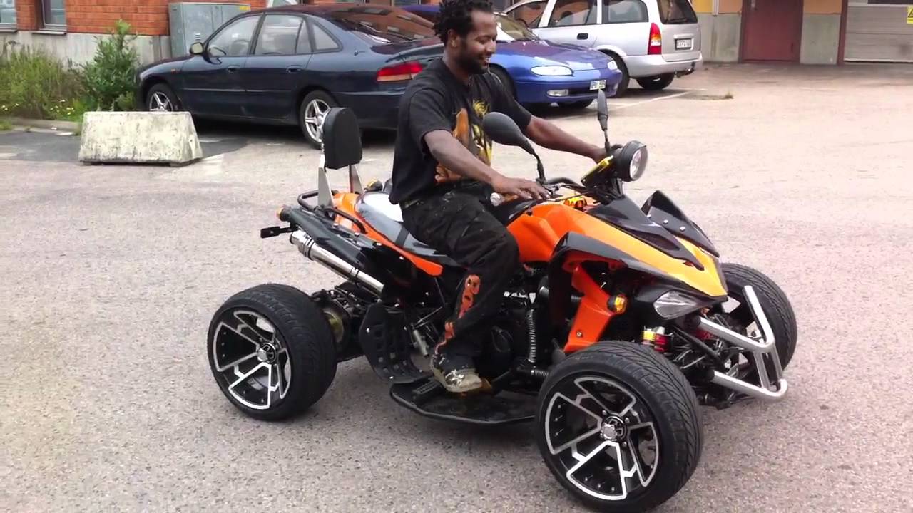 Motorcycle Haili 350cc testing - YouTube