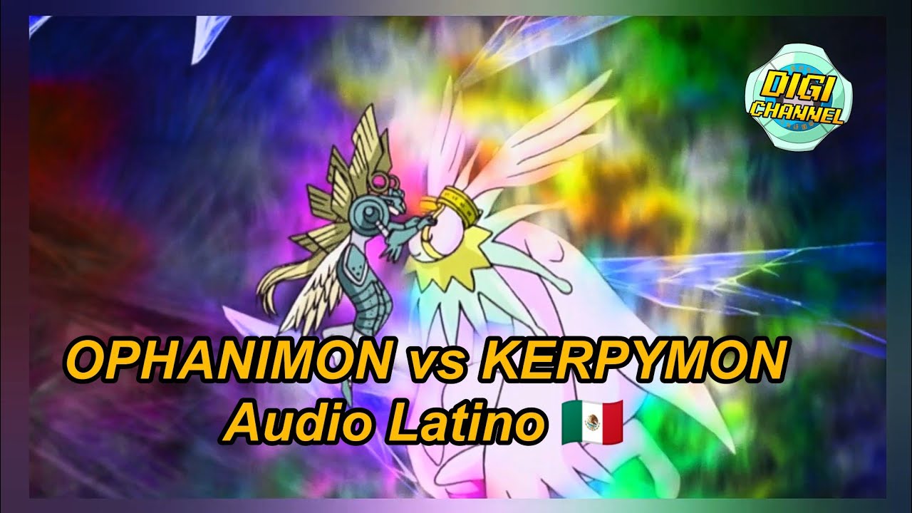 Ophanimon vs Kerpymon | Digimon Frontier (audio latino) - YouTube