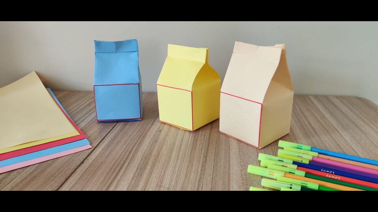 Origami Paper Can. Easy Step by step tutorial to make an origami Can ...