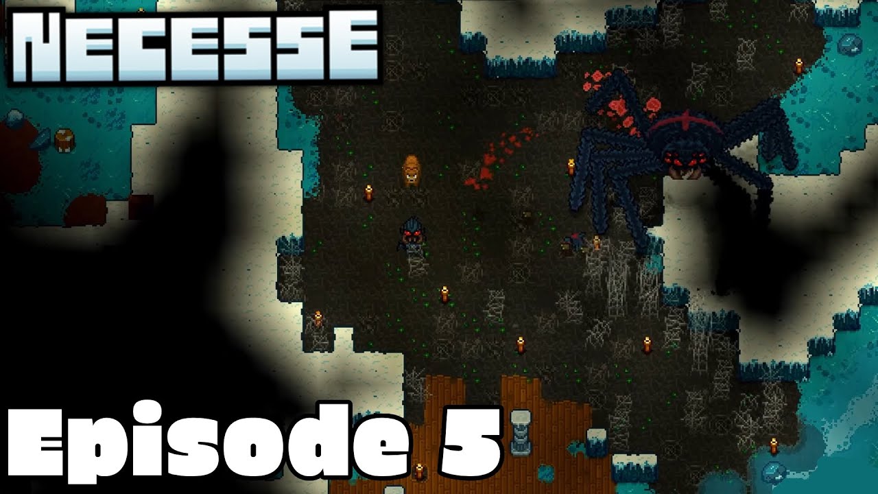 The Snow Cave Boss! Ep 5 Necesse (Classic) - YouTube