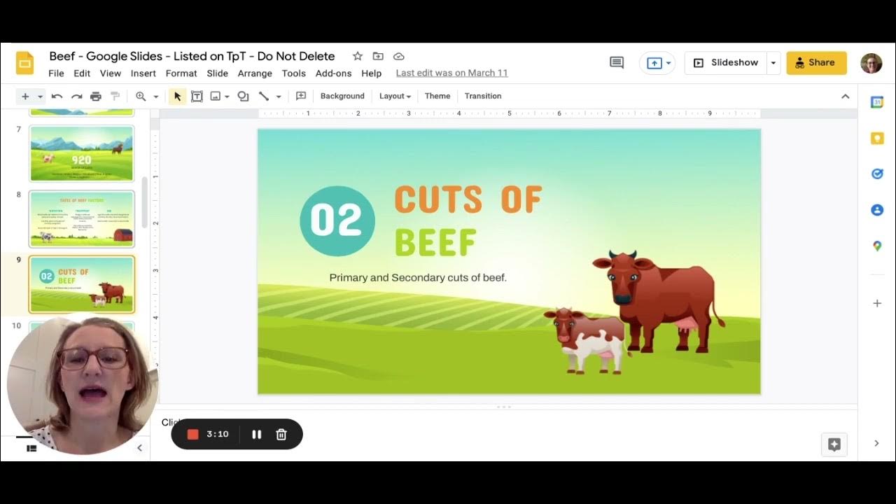 beef slides - YouTube