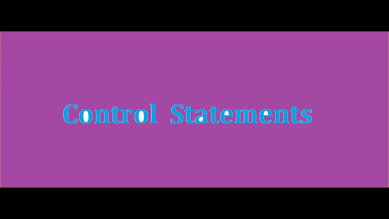 14 what is Control Statement in JavaScript in Telugu | JavaScript in ...