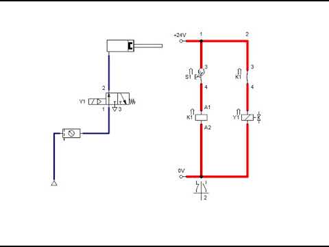 Pistón de simple efecto (Electroneumática) - YouTube