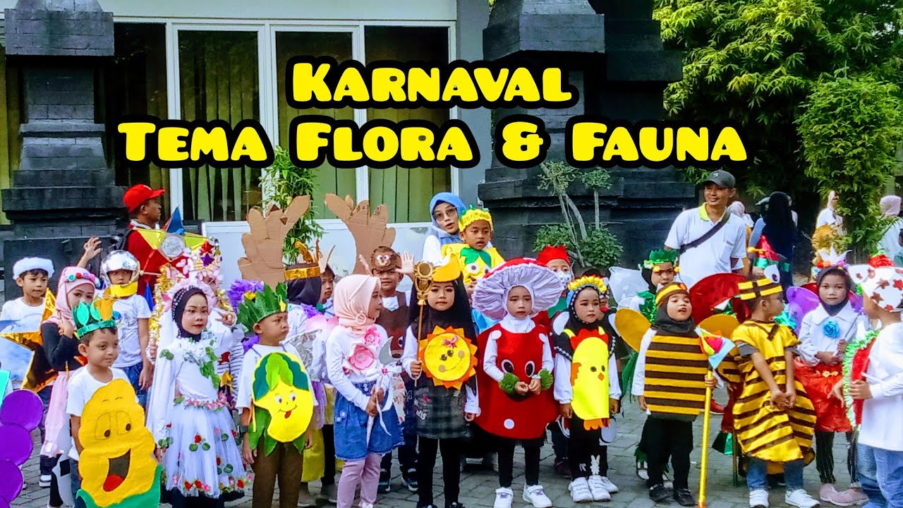KARNAVAL TEMA FLORA DAN FAUNA | Kami Keluarga Muslim #viralvideo - YouTube