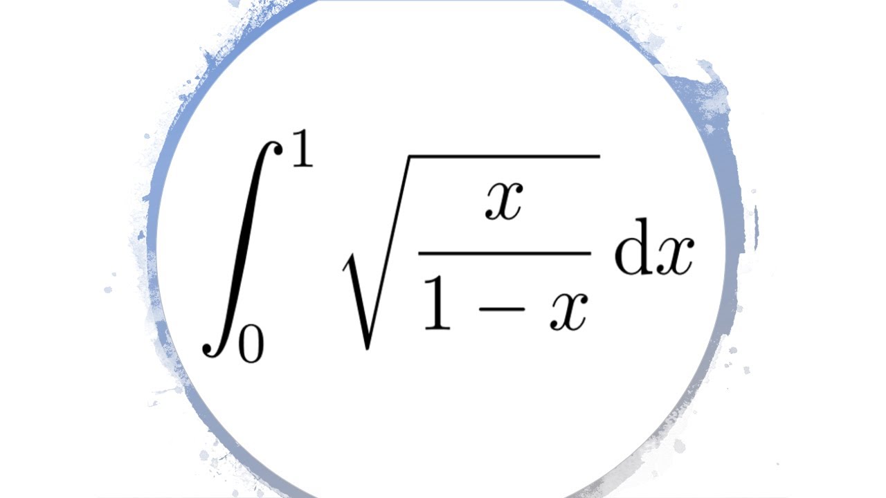 Integrating the square root of x/(1-x) - YouTube