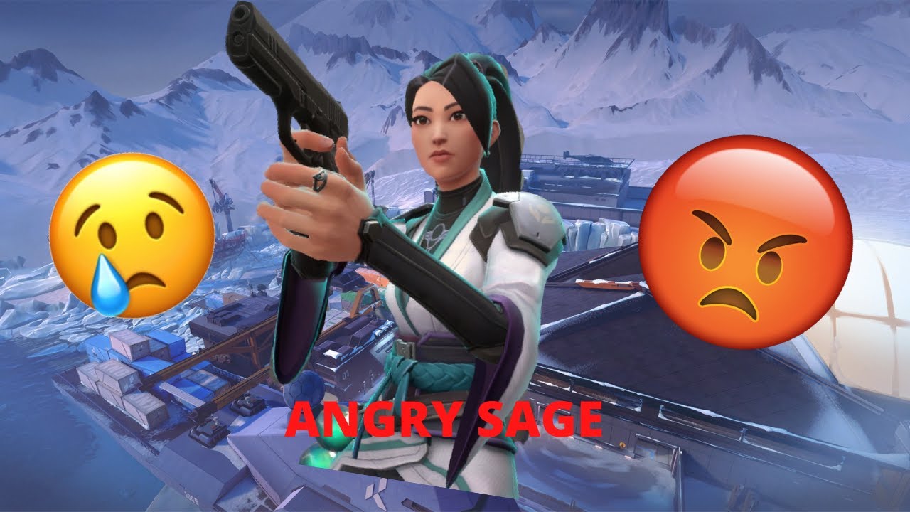 very angry sage player in my competitive valorant game - YouTube