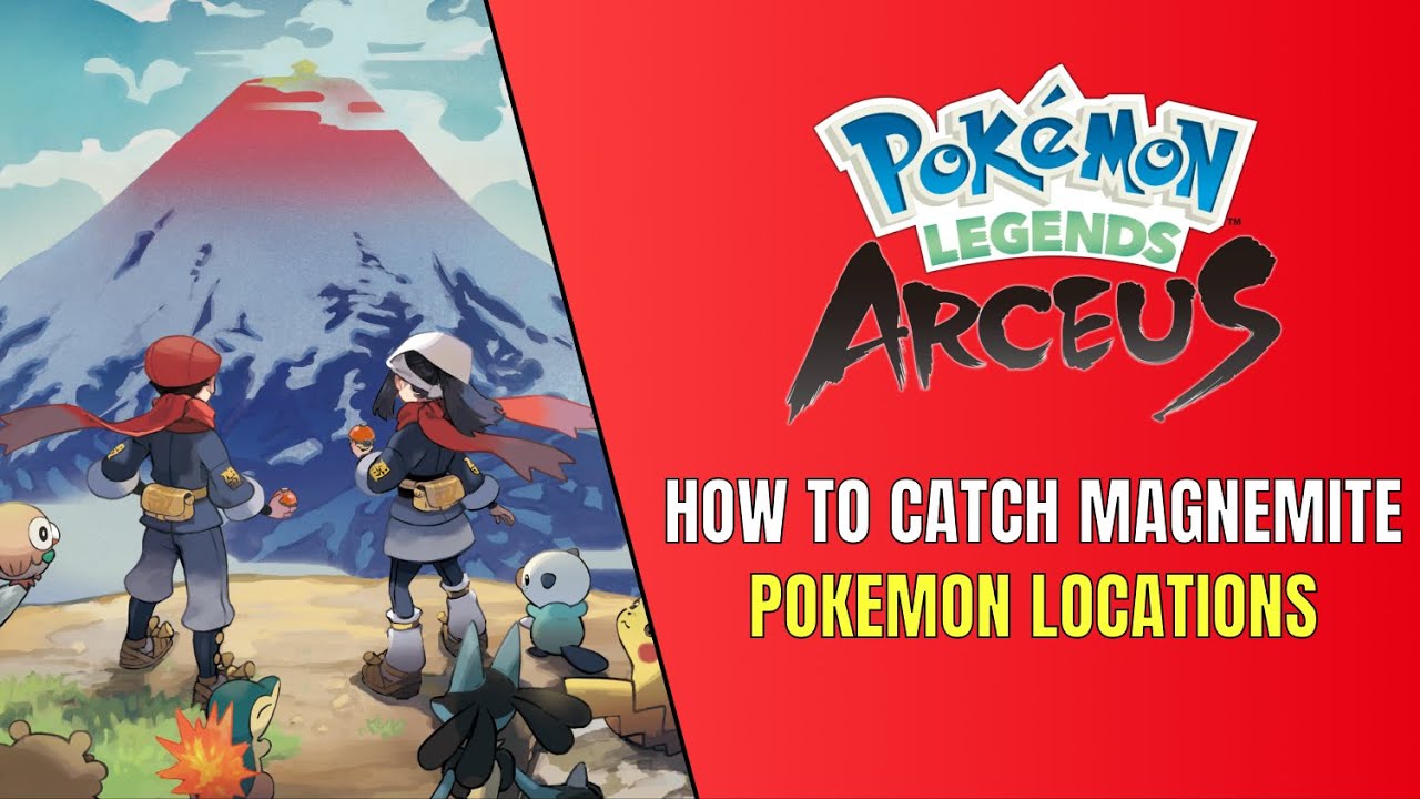 Pokemon Legends: Arceus How To Catch Magnemite - YouTube