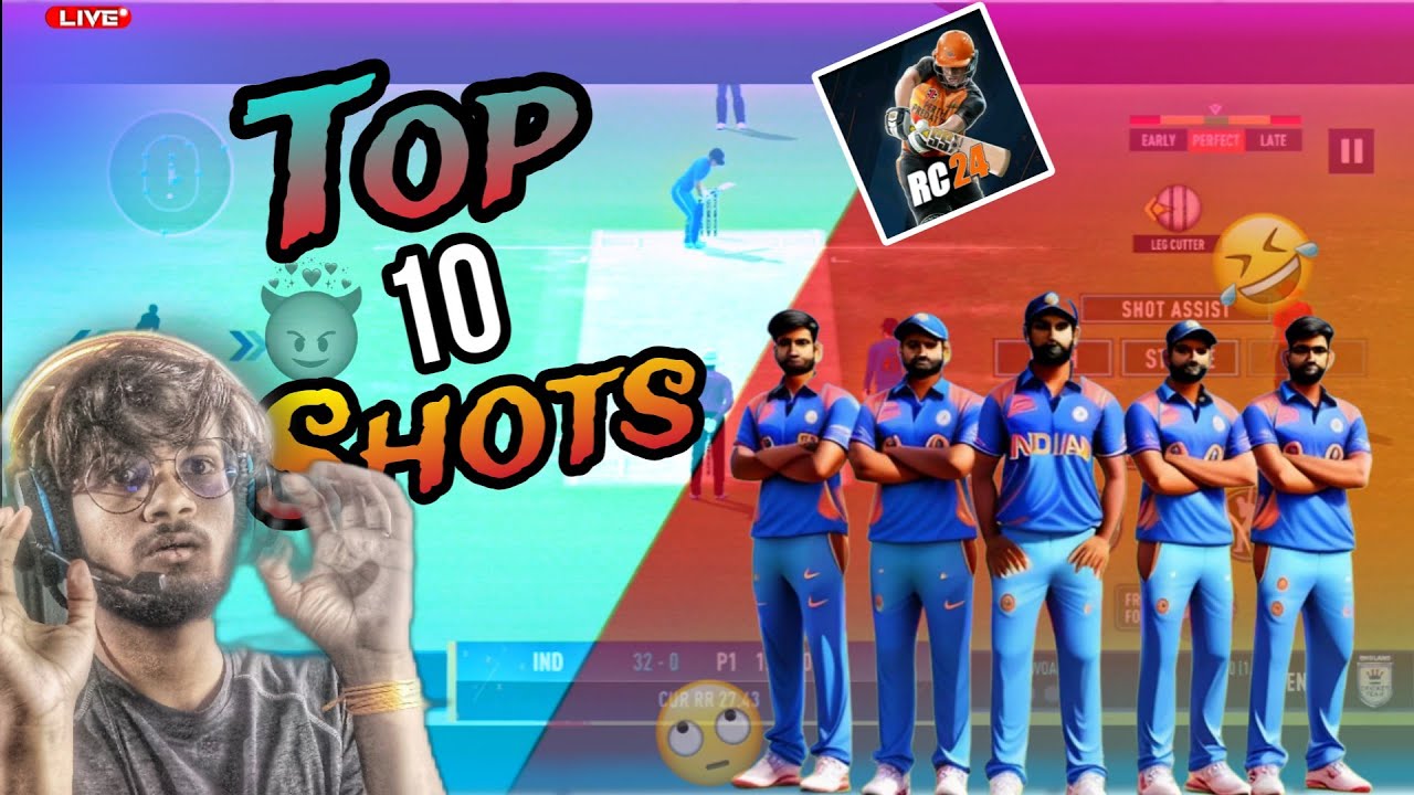 Top 10 shots in real cricket 24 semi final highlights! - YouTube