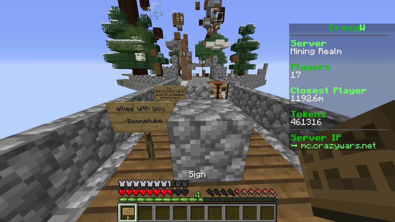 Minecraft Crazy wars: ep 3: Mining realm - YouTube