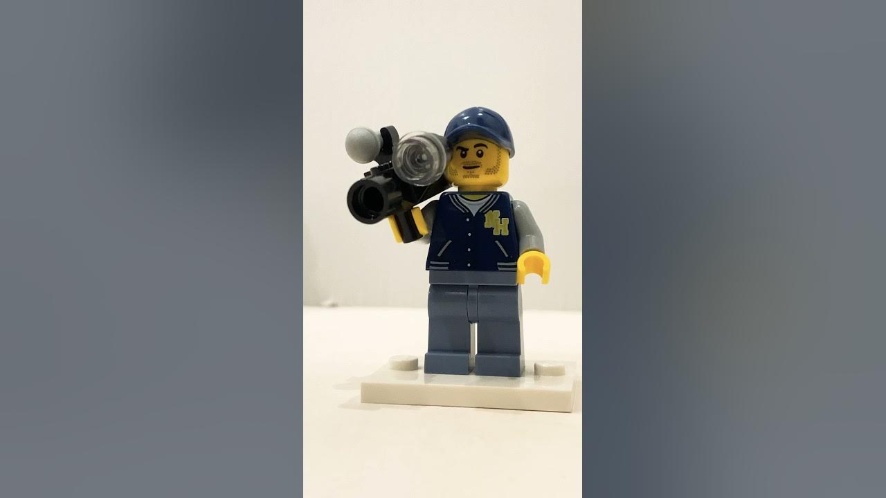 LEGO Minifigure City Cameraman #lego #legominifigures #cameraman # ...