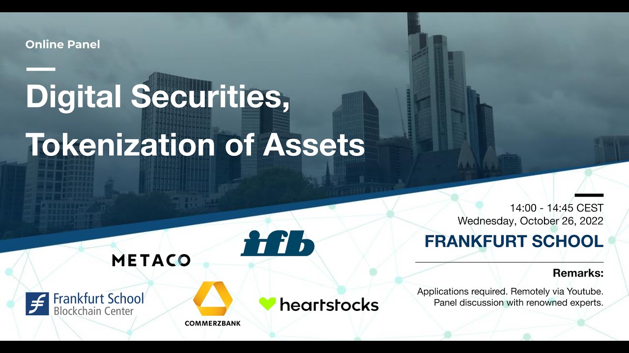 Panel Discussion: Digital Securities and the Tokenization of Assets ...
